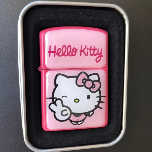 Accessories | Hello Kitty Pink Flip Top Lighter | Poshmark